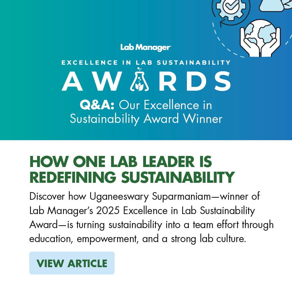 Lab Manager Sustainability Month