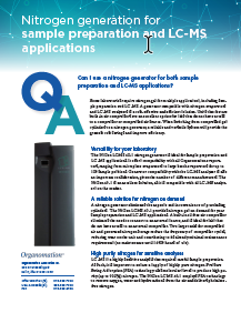 Nitrogen Generation for Sample Prep | Lab Manager