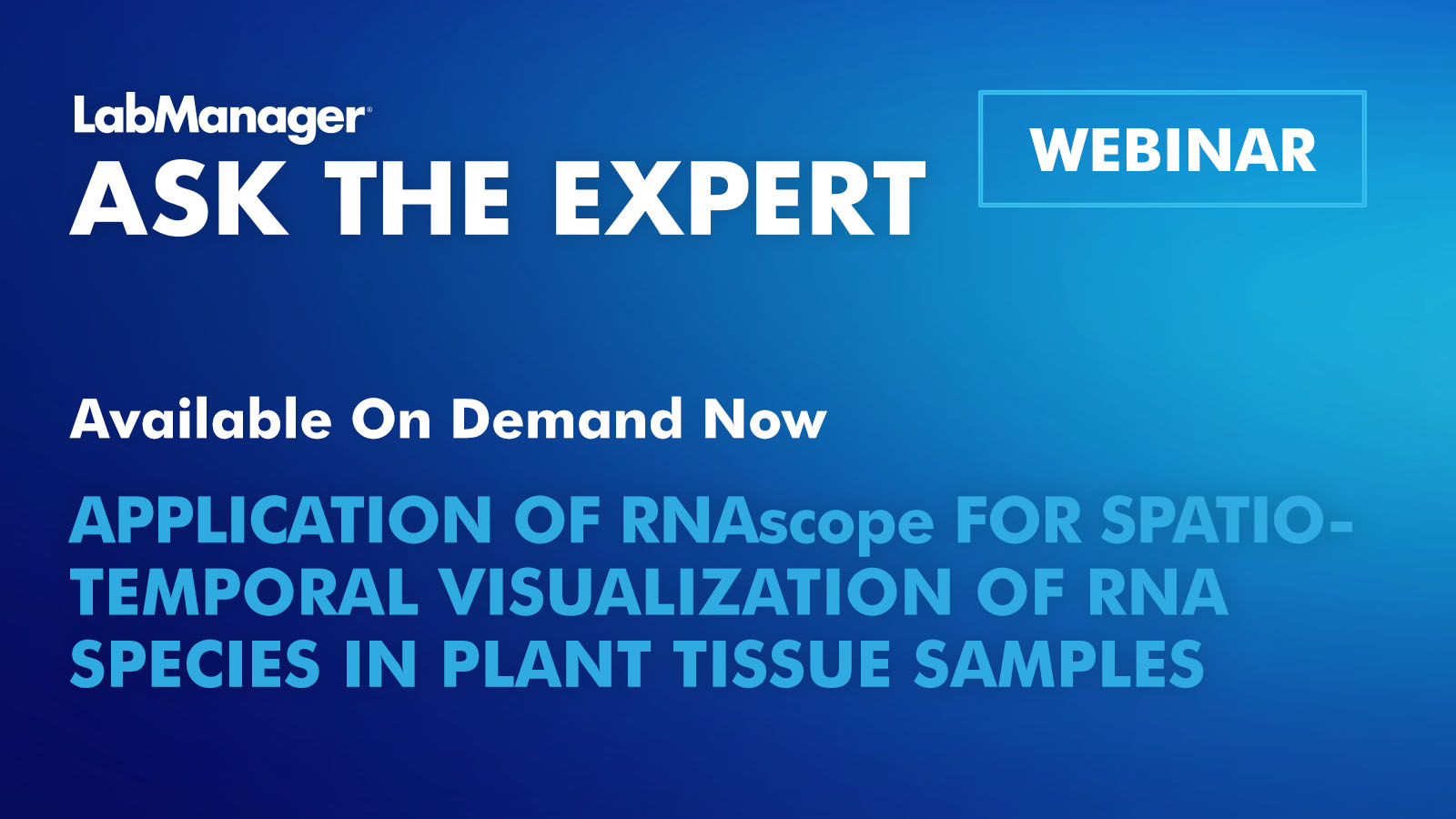 Application of RNAscope for Spatio-temporal Visualization of RNA ...